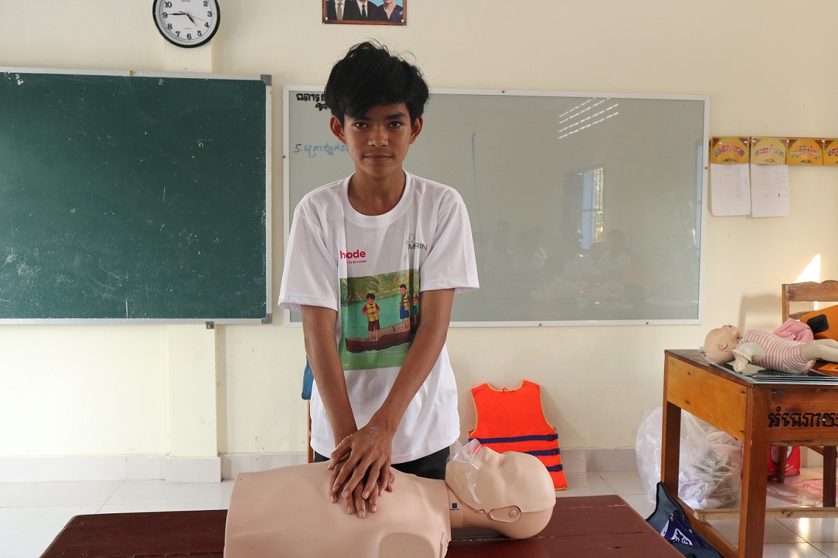 Cambodia, fighting the effects of climate change with drowning prevention - helpcode